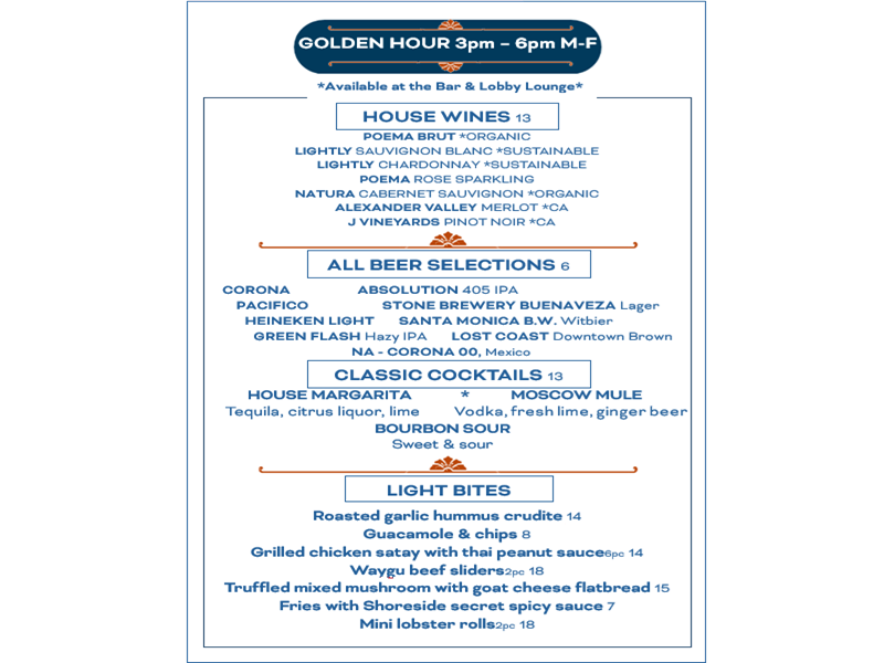 Shoreside Restaurant & Bar | Shore Hotel